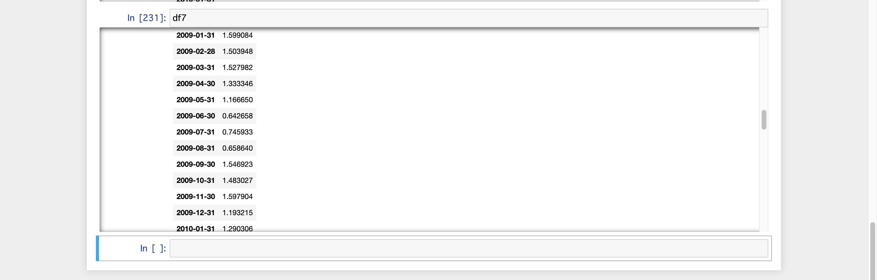 resample('M').mean()が上手くいかない(Pythonのpandas) | teratail