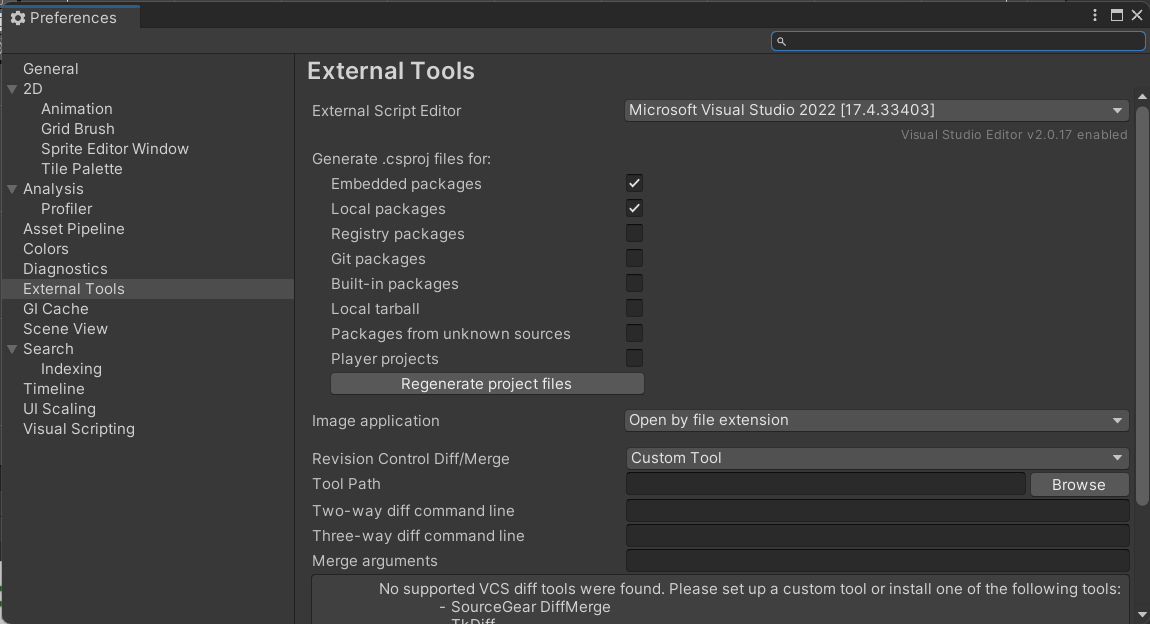 外部ツールの設定の変更が元に戻る | teratail