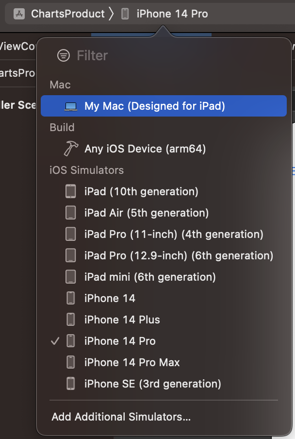 xcodeストーリーボードからiPadが消えた | teratail