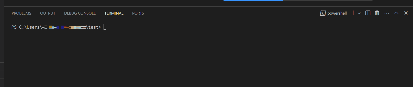 VSCodeでターミナルを入力したい | teratail