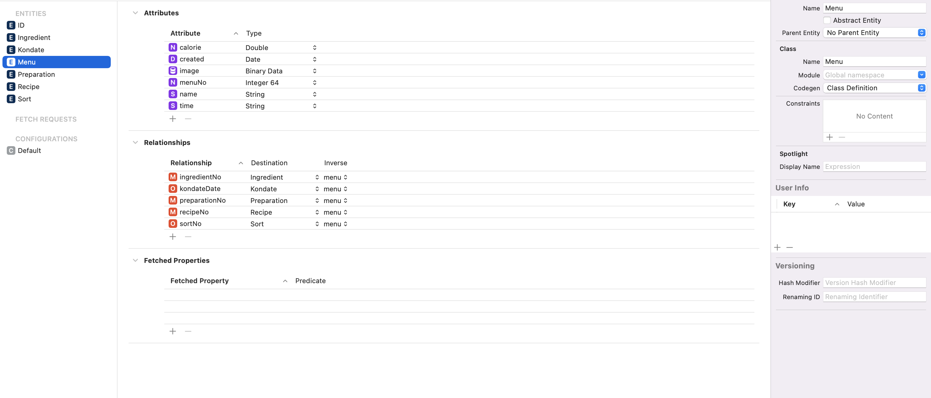 【SwiftUI】NSFetchRequestについてのエラーが解決できない