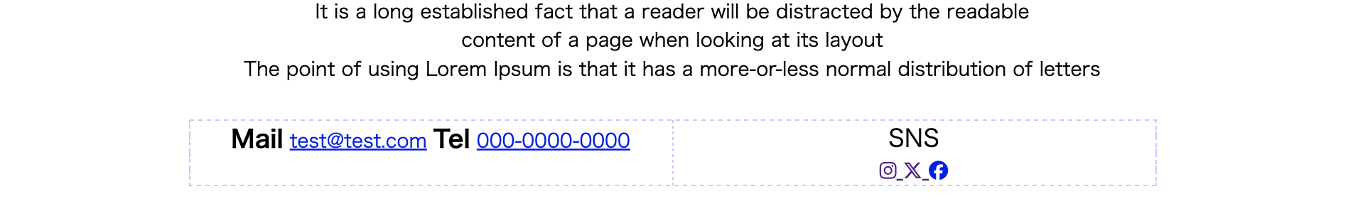 HTML CSS 中央,左寄せについて